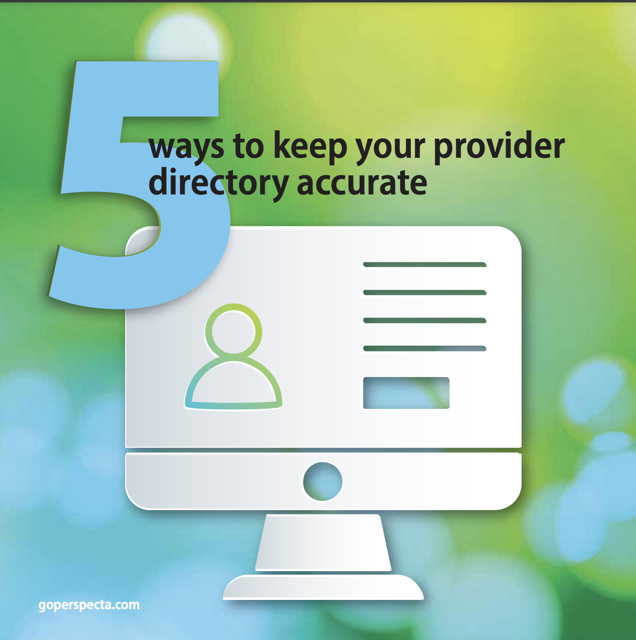 5 Ways to Keep Your Provider Directory Accurate | eBook | Perspecta